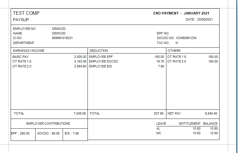 How to customize with Payslip Engine. – iFlexi Knowledge Base