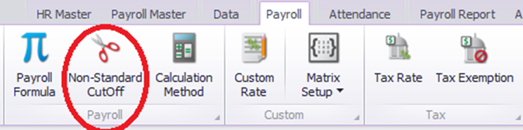 Non Standard CutOff – iFlexi Knowledge Base